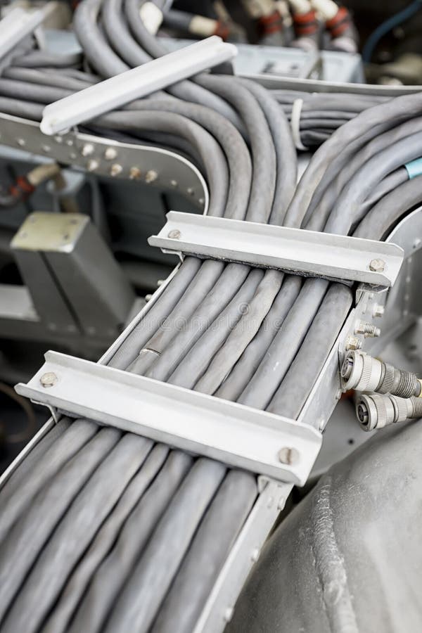Old cable loom stock photo. Image of line, electronics - 35437992