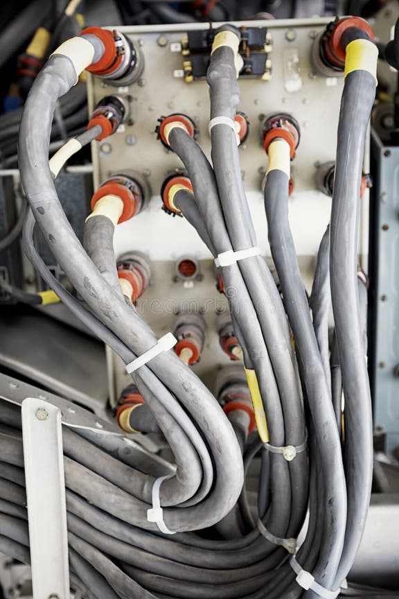 Old cable loom stock image. Image of curve, variegated - 35688887