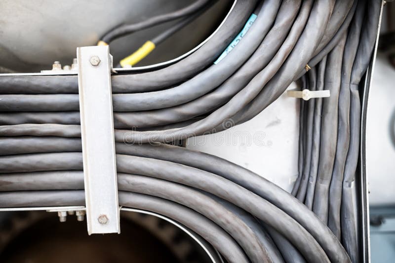 Old cable loom stock image. Image of cord, cables, fashioned - 50667997