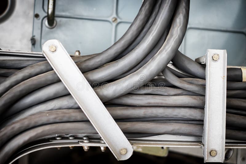 Old cable loom stock photo. Image of wiring, cables, colorful - 36921222