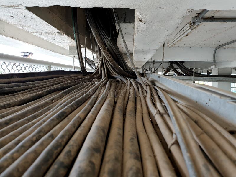 Old Cable Routing of an Electrical Control Cable To the Control Room ...