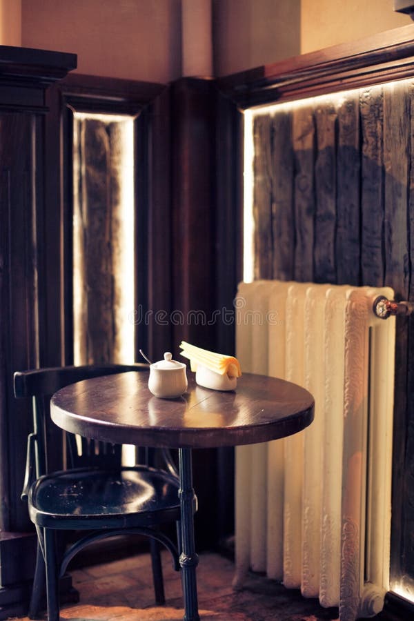 Old cafe stock image. Image of vintage, mirror, fine - 29100307