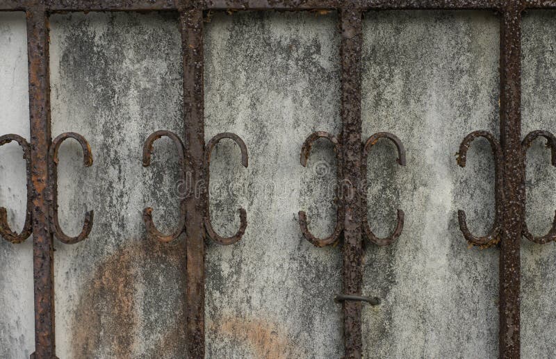 Old and rusty cage stock image. Image of fence, antique - 181712091