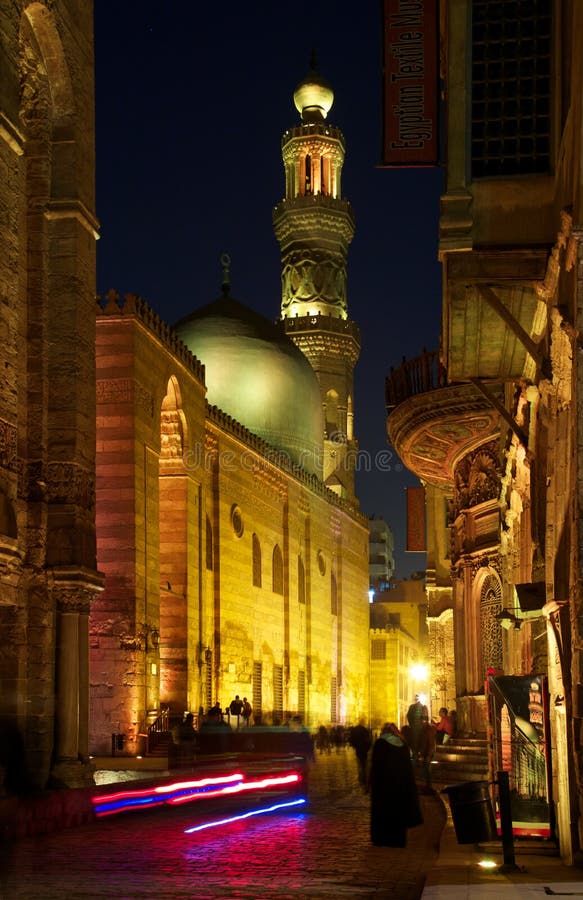 Old Cairo by night stock image. Image of night, cairo - 48490985