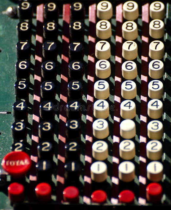 Old calculator stock photo. Image of mathematical, total - 19432144