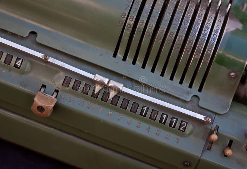 Old calculator stock photo. Image of accounts, debit - 23795442
