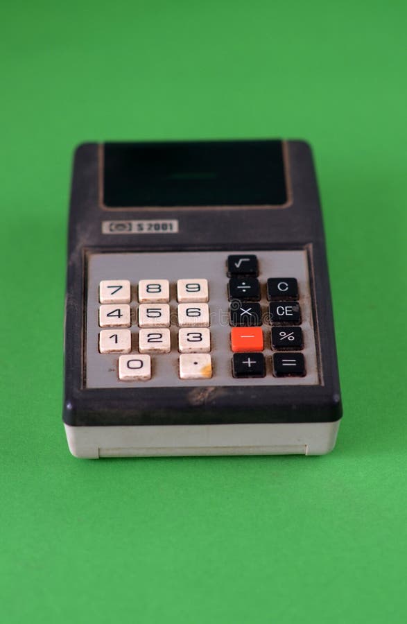 Old calculator stock image. Image of graphic, computer - 50889229