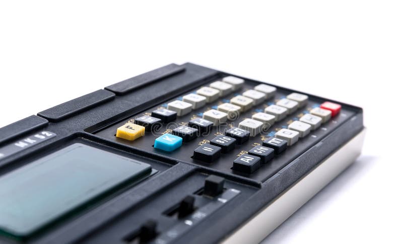 Old Calculator on White Background Stock Photo - Image of dust ... Old Calculator on White Background Stock Photo - Image of dust ...