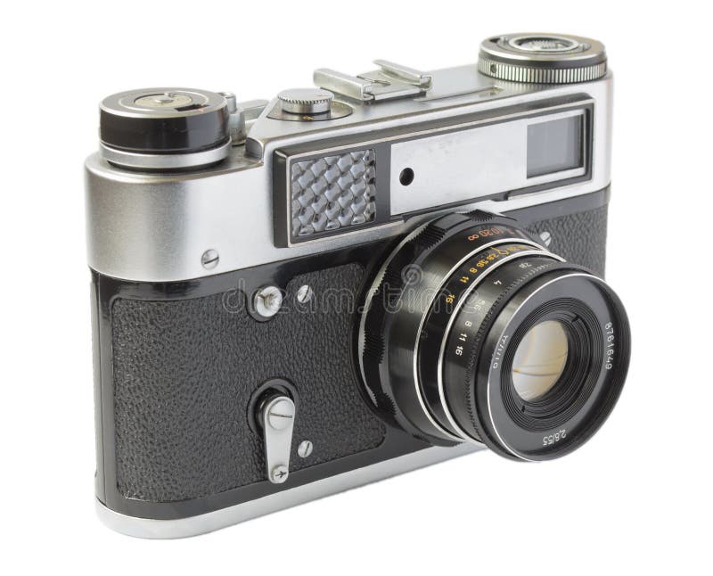 Old camera stock image. Image of viewfinder, used, antique - 22242933