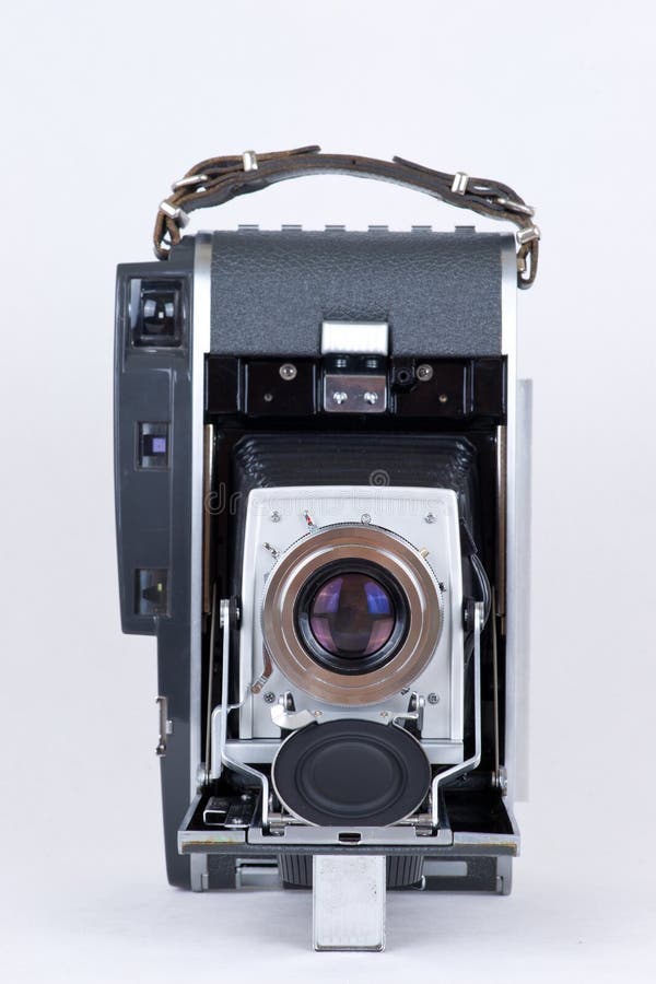 Old Press Camera stock image. Image of bellows, lens, flash - 3870891
