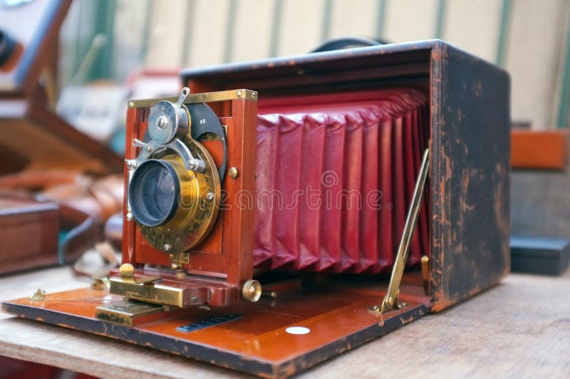 Old camera stock image. Image of lens, market, camera - 23374659