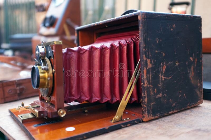 Old camera stock photo. Image of room, dark, vintage - 23374674