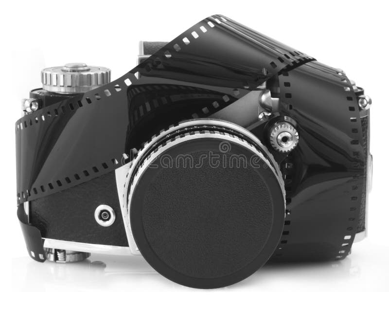 Old camera stock photo. Image of closeup, film, antique - 25995294