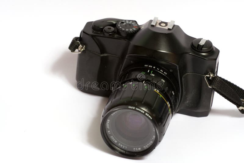 Old Camera stock photo. Image of isolated, film, black - 3501646