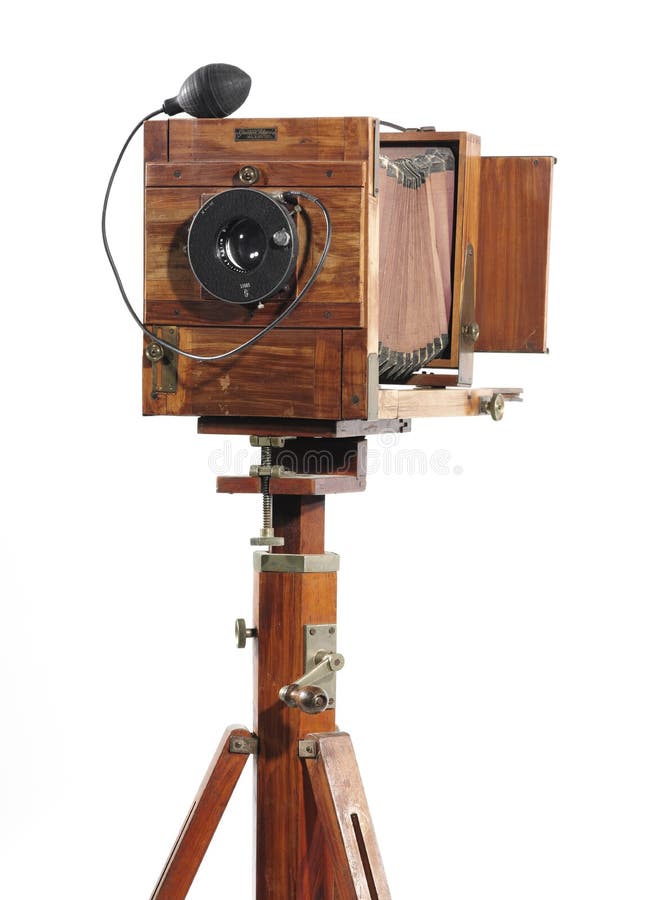 Old camera stock photo. Image of photograph, hand, obsolete - 6038556