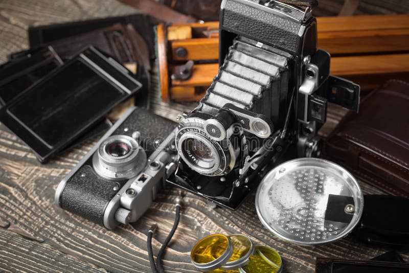 Old camera stock image. Image of camera, closeup, aperture - 92079245