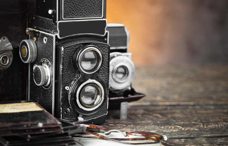 Old camera stock photo. Image of photographic, rustic - 92080026