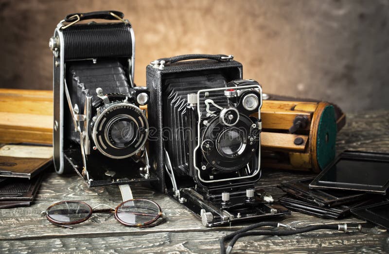 Old camera stock photo. Image of copy, optical, lens - 92080458