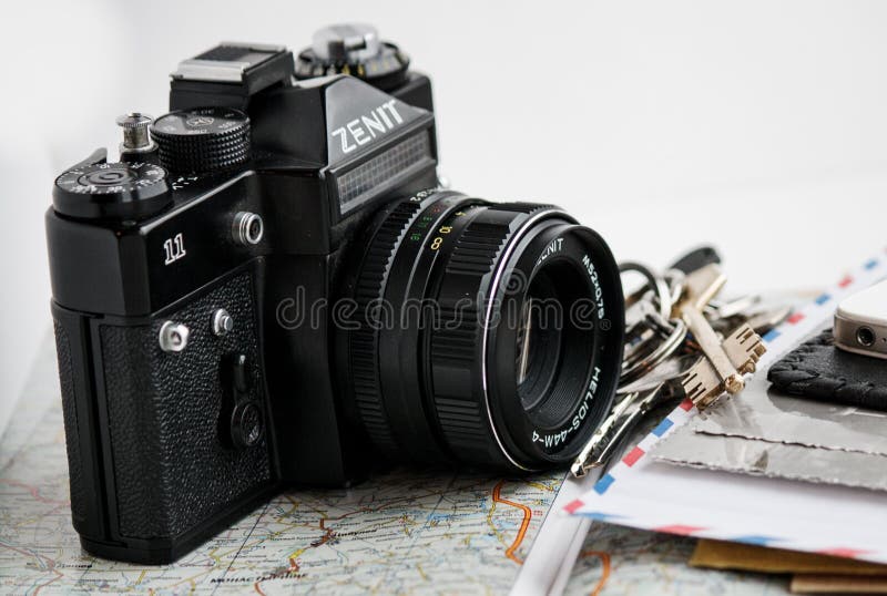 Old Camera and Different Things Editorial Image - Image of style ...