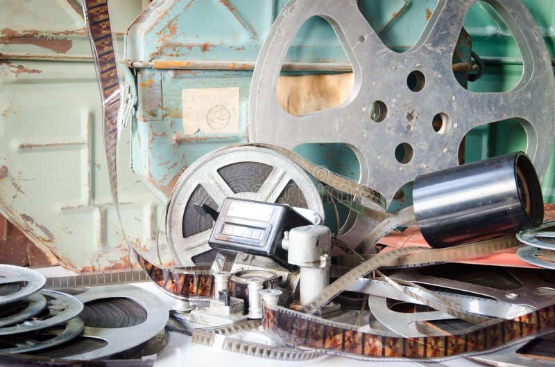 Old Camera Equipment Cinematography Stock Image - Image of colorful ...