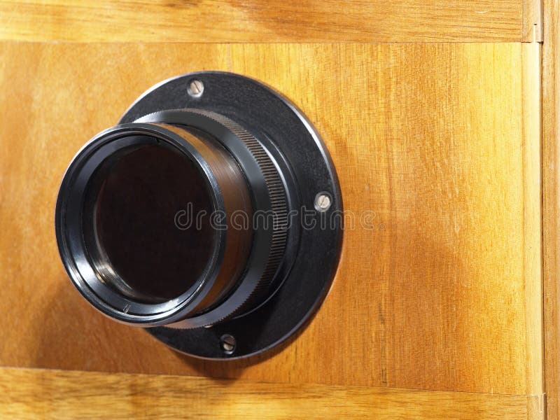 Old camera lens. stock photo. Image of grunge, view, photographic ...