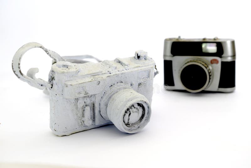 Old Camera Painted with Wall Paint Color Stock Image - Image of ...