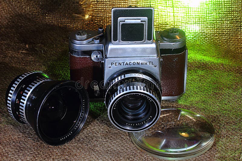 Old Camera- `Pentacon SixTL`. Well Served Camera. Editorial Image ...