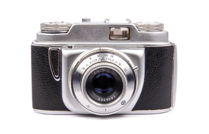 Digital Camera - Front View Stock Photo - Image of contacts, equipment ...