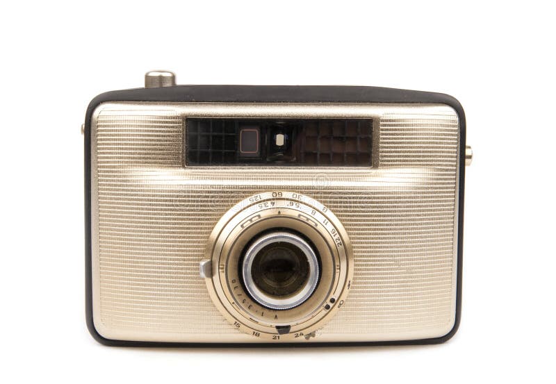 Digital Camera - Front View Stock Photo - Image of contacts, equipment ...