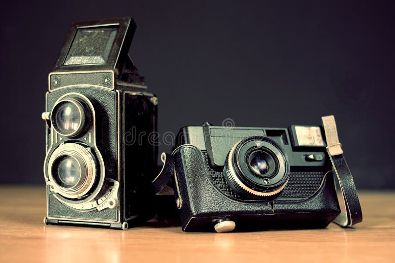 Old Camera with Retro Effect Stock Image - Image of colored, nice: 46606031