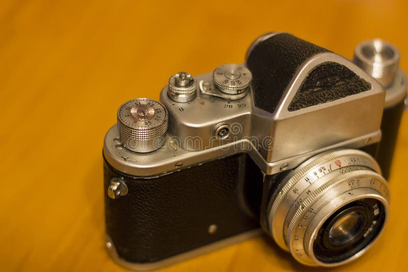 Old camera stock photo. Image of gift, light, elevated - 66904222