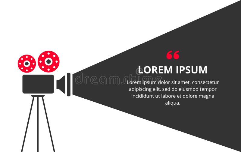 Old-camera-text-template Copy Stock Vector - Illustration of obsolete ...