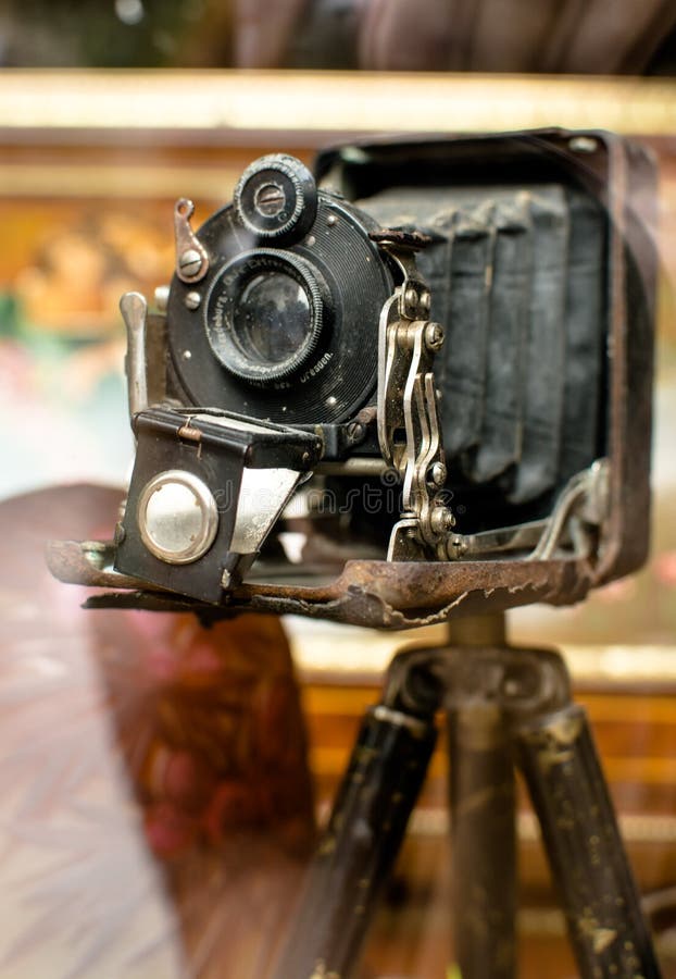 Old Camera stock image. Image of chrome, fashioned, photographic - 60013117