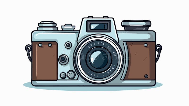 Old Camera Vector Illustration Cartoon Vector Stock Vector ...
