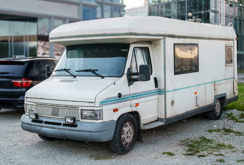 Old camper van stock photo. Image of tourism, leisure - 238947218