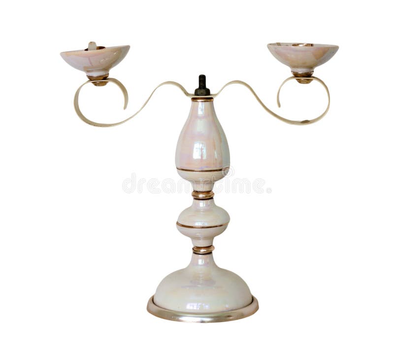 Old candlestick stock photo. Image of fire, metal, classical - 10397224