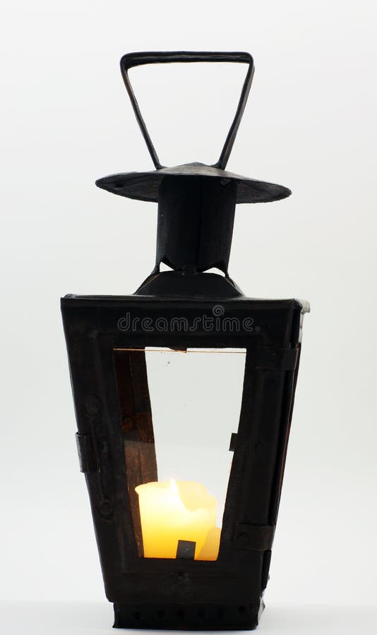 Old Candle Lantern. Picture Image: 8010862