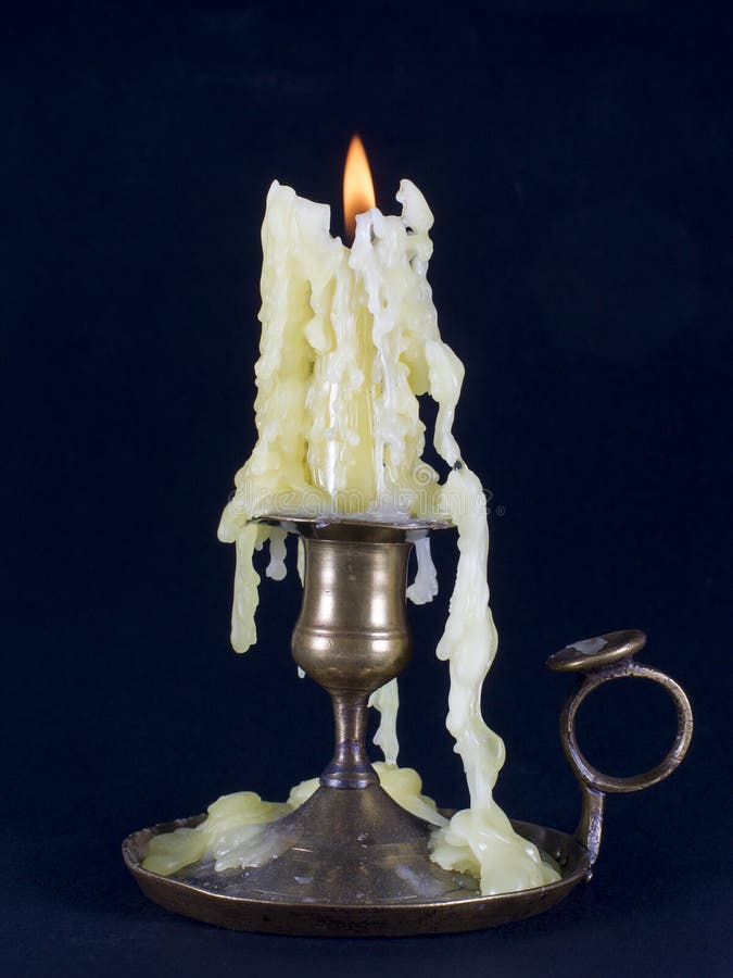 Old Candlestick stock image. Image of vintage, countdown - 29939795