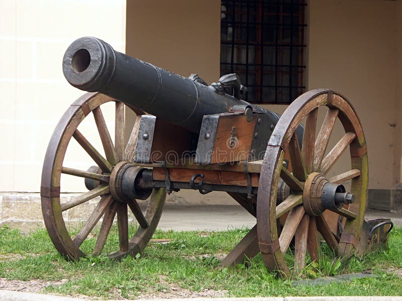 Cannonball Gun From The Civil War Stock Photo - Image of degrees ...