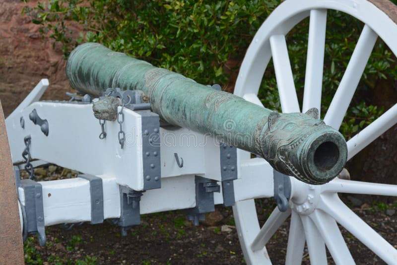 Old cannon stock photo. Image of obsolete, weapon, white - 39668476