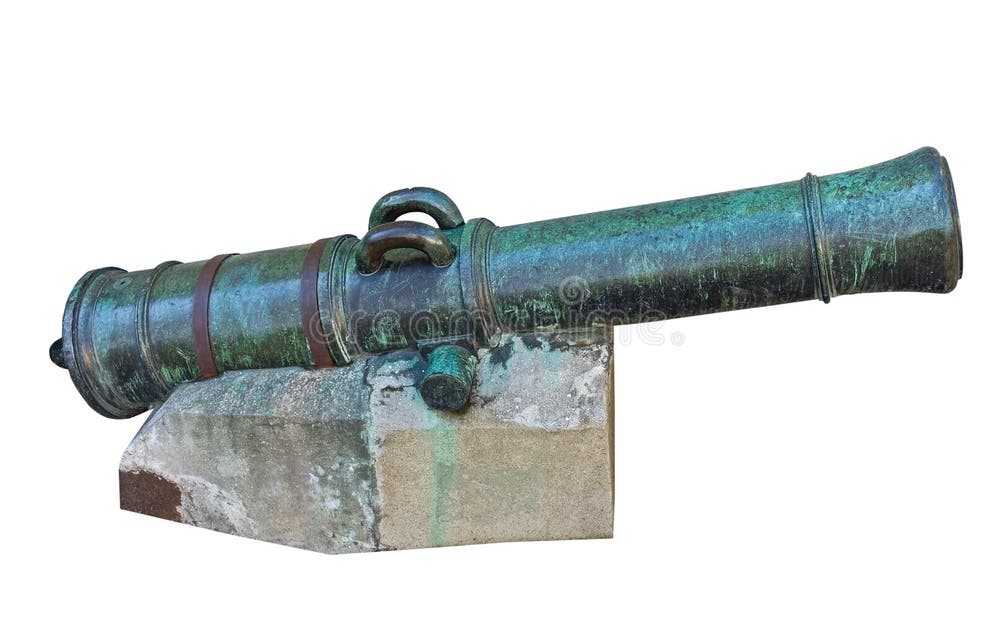 Age-old ship cannon stock image. Image of rust, forces - 30023527