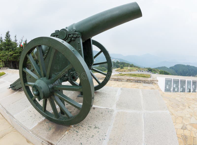 The Old Cannon on the SHIPKA Stock Photo - Image of cathedral, european ...