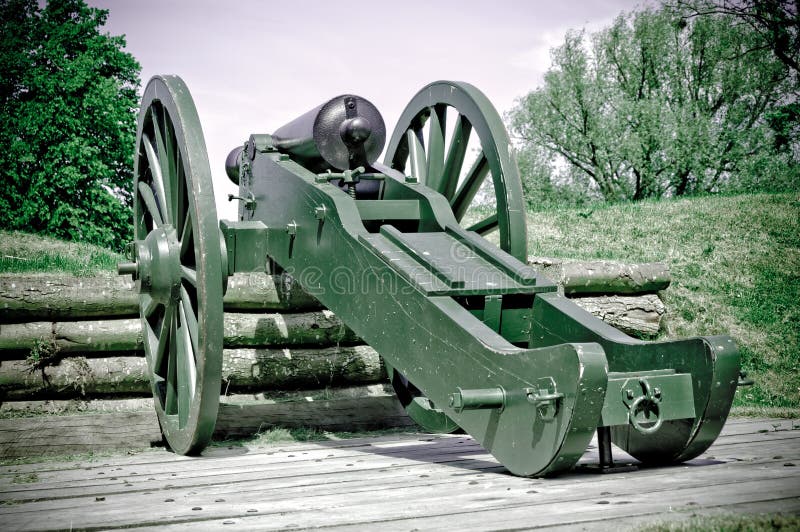 Old canon stock image. Image of large, army, classic - 25054997