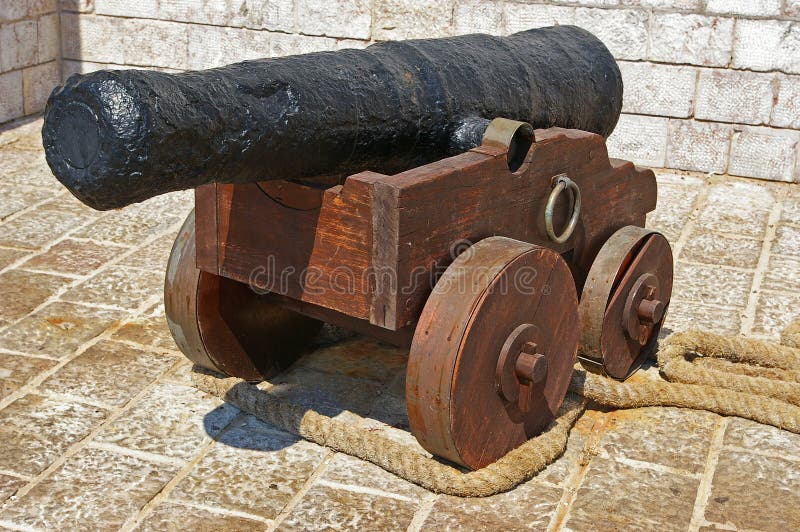 Old canon stock image. Image of battle, mortar, military - 11626691