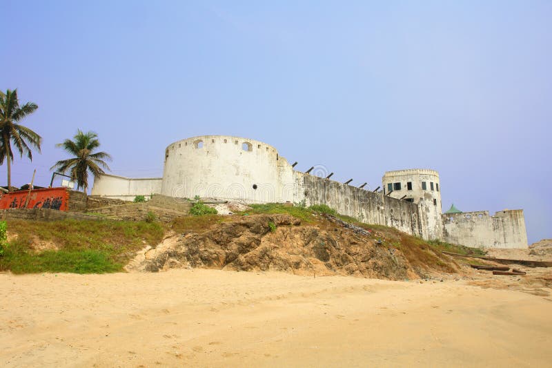 Cape Coast Castle or Carolusborg in Ghana Stock Photo - Image of ...