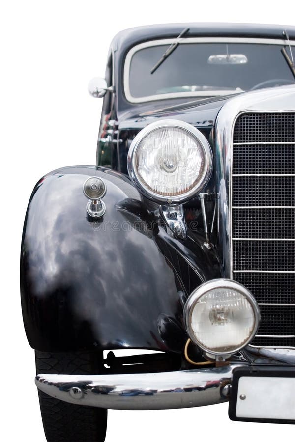 Old car stock image. Image of headlight, history, front - 3359613