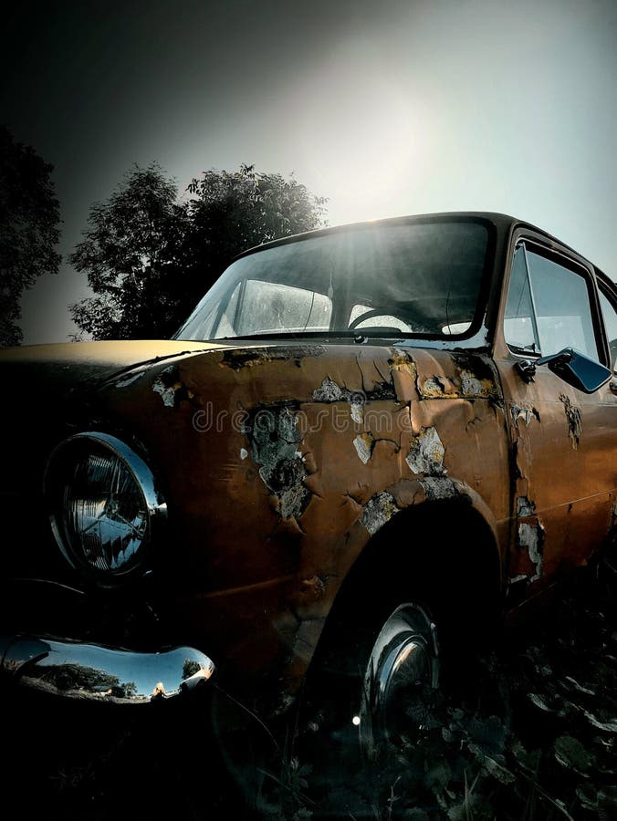 Urbex Old Car Abandoned Art Decay Stock Image - Image of decay, urbex ...