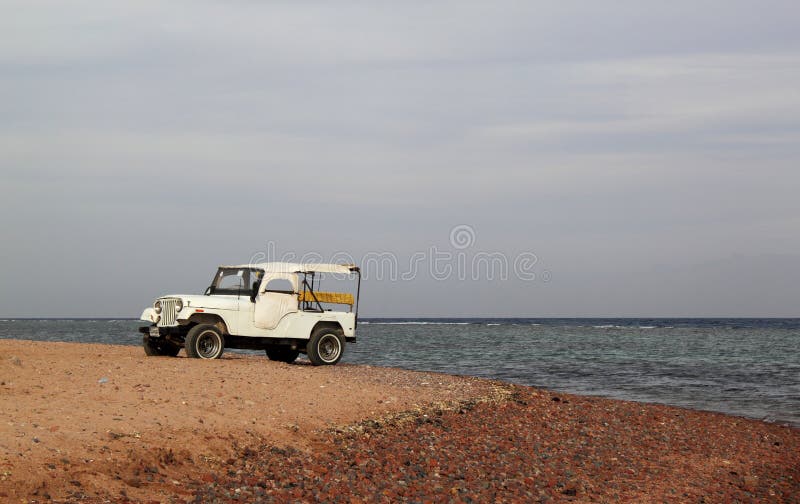 Old car on the beach stock photo. Image of south, travel - 22536622