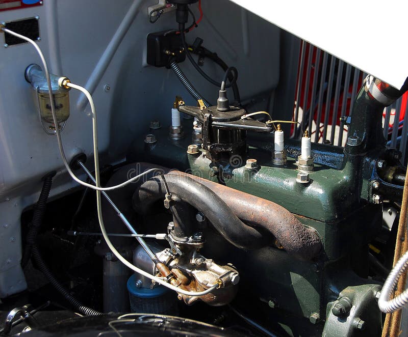Old Car Engine stock photo. Image of engineered, technology - 11315782