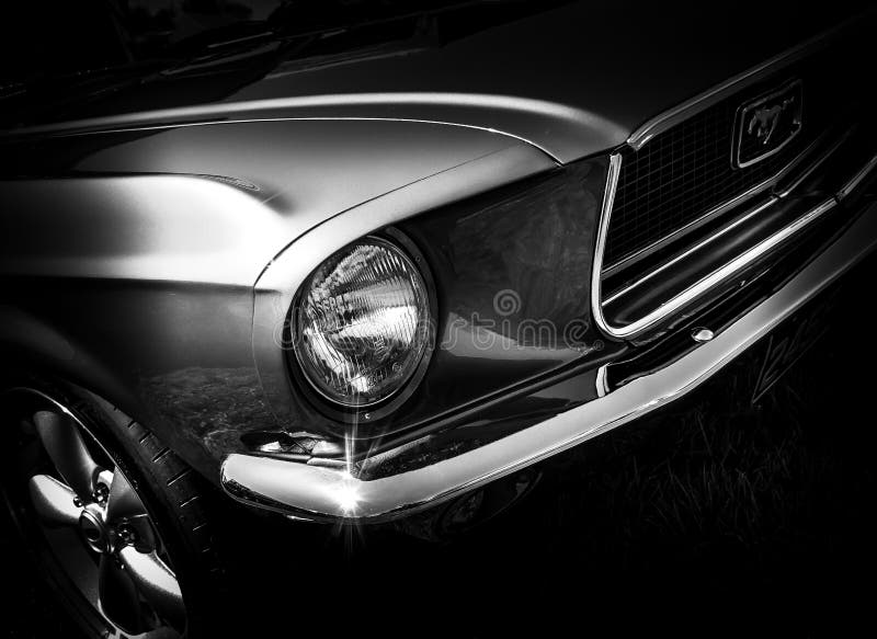 Old car front light editorial image. Image of design - 132969030